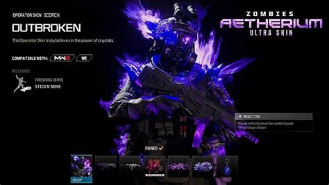 Zombies Aetherium Ultra Skin Bundle In Warzone And Mw3 Price Whats Included And More
