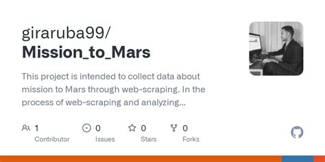 Github Giraruba99missiontomars This Project Is Intended To Collect Data About Mission To