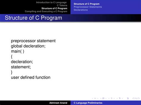 C Language Preliminaries Pdf Programming Languages Computing