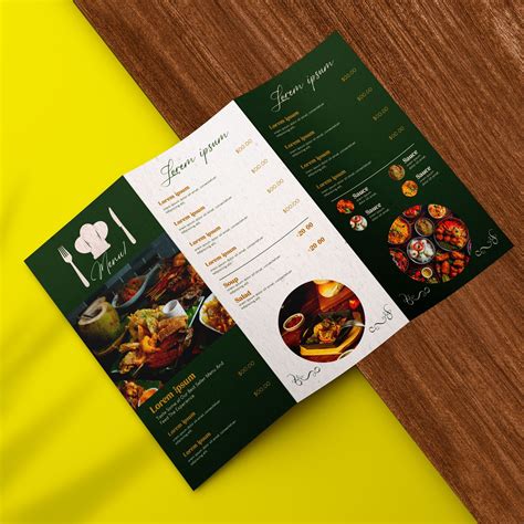 Eco Friendly Custom Printed Recycled Matte Menus Hotcards