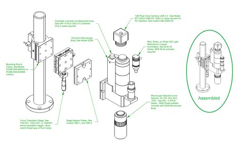 Microscope Objective Drawing