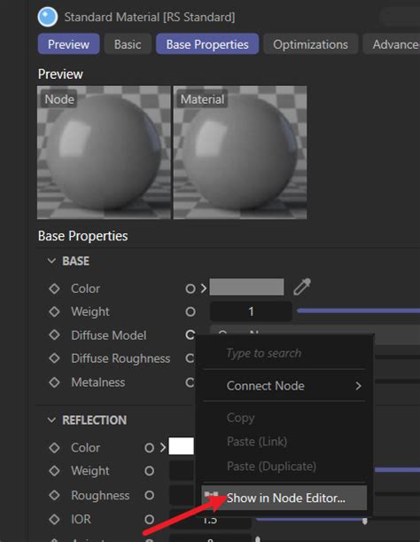 how to show nodes api nodes in the node editor