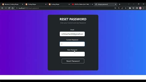 Authentication Page Node Js Coding Ninja Youtube
