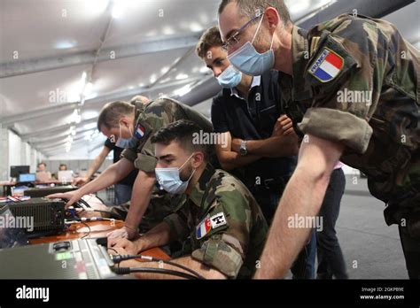 french service members testing the federated mission networking fmn