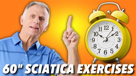 1 Minute Sciatica Exercises Youtube