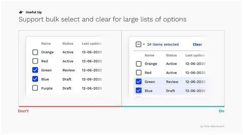 Ui 디자인 가이드 Select Controls