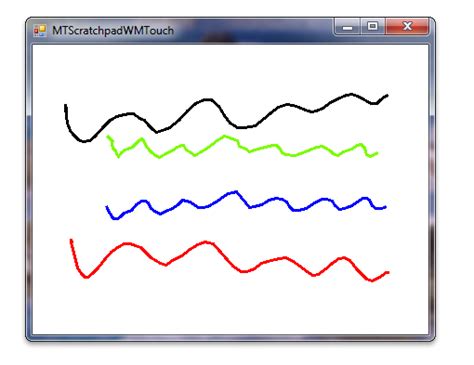 Windows Touch Scratchpad Sample In C Mtscratchpadwmtouchcs Win32