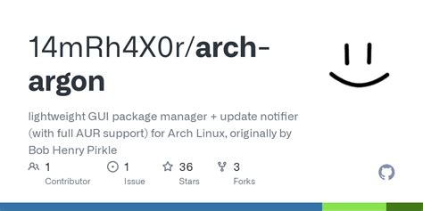 Github 14mrh4x0rarch Argon Lightweight Gui Package Manager Update