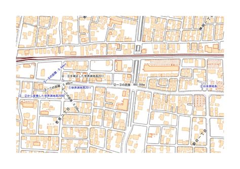 日本測地系と世界測地系とその変換・補正について 土地家屋調査士・測量士 小川曜の備忘録ブログ