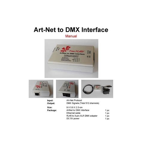 Art Net To DMX INTERFACCIA FREESTYLE Interface