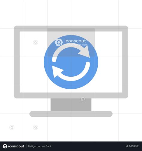 Computer Refresh Animated Icon Free Download User Interface Animated