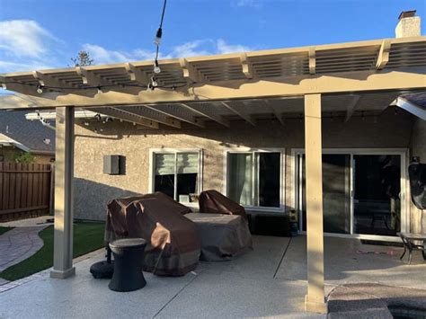 Alumawood Lattice Santa Clarita Pergola Patio Covered