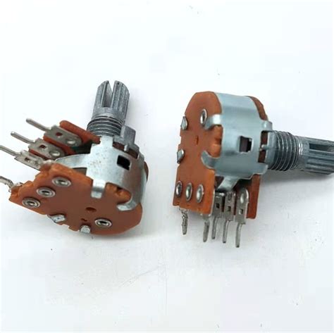 Carbon Film Single Rotary Potentiometer 3db 3 Position Pcb B500k With Switch