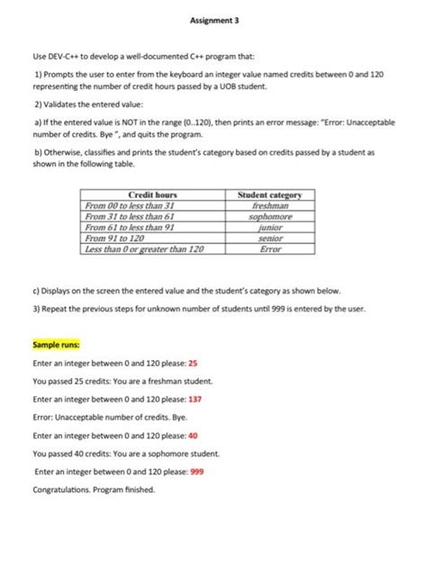 solved use dev c to develop a well documented c program