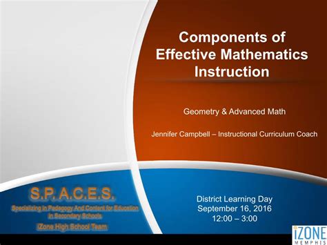 pdf components of effective mathematics instruction · discourse