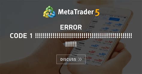 Error Code 1