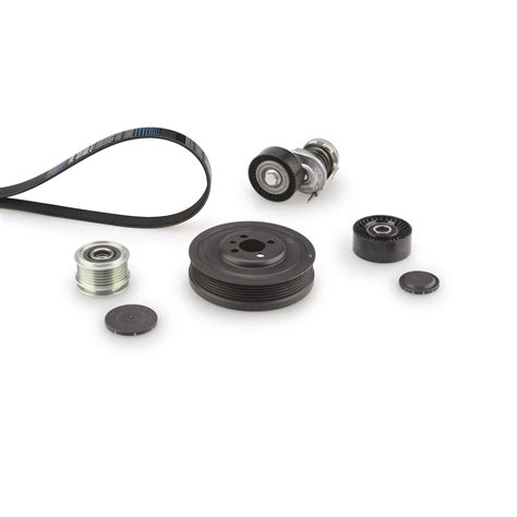 K106PK1613 GATES V-Ribbed Belt Set Pulleys: with crankshaft pulley ...