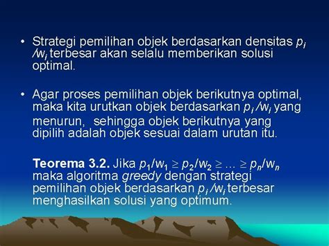 Algoritma Greedy Pendahuluan Algoritma Greedy Merupakan Metode Yang