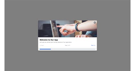 Walkthrough Steps Free React Tailwind Component