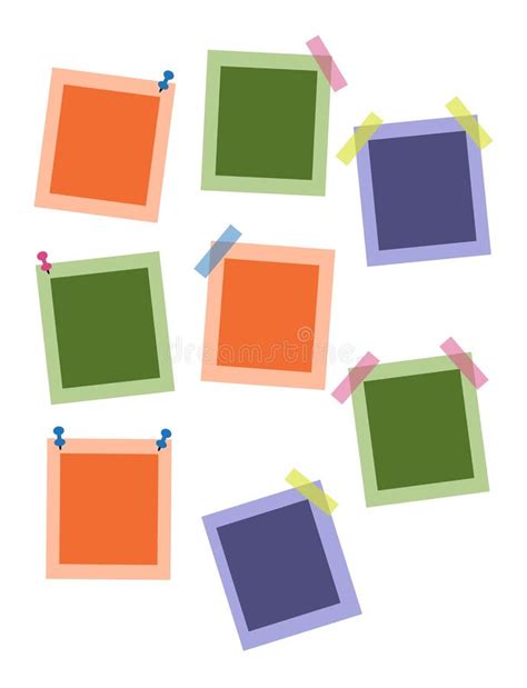 Colorful Frame Template For Text Vector Stock Illustration Illustration Of Decorative Sign