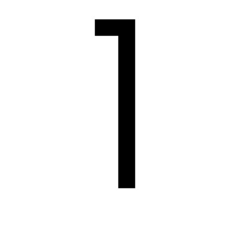 One Vector SVG Icon - SVG Repo