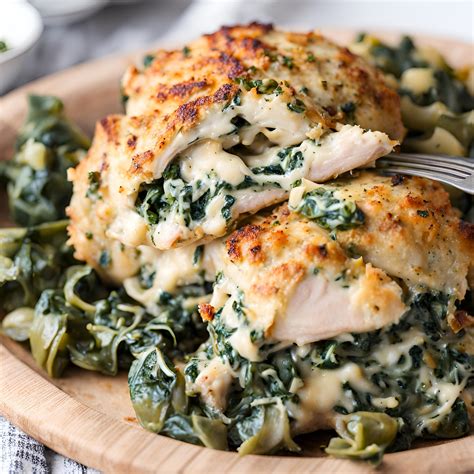 Spinach Artichoke Stuffed Chicken Recipe Cheff Recipes