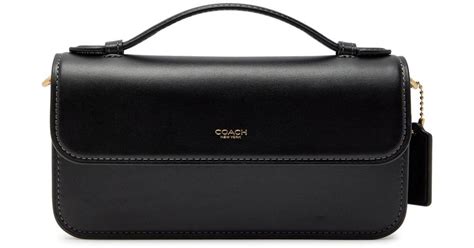 Coach Elora Leather Cross Body Bag In Black Lyst Uk