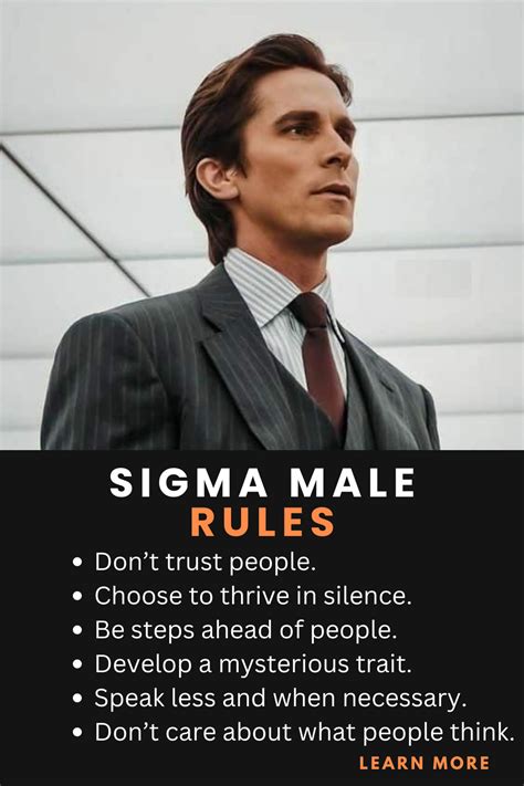 Sigma Male Rules 13 List And Weaknesses