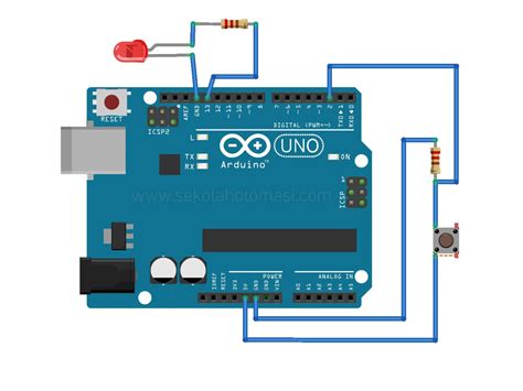 cara mengunci push button menjadi saklar dunia elektro