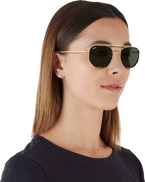 Ray Ban Rb3648m The Marshal Ii Hexagonal Sunglasses Ray Bans Metal