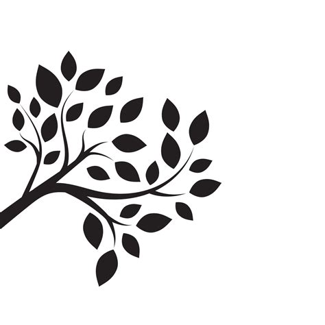 Tree Branch Vector Ilustration Design 13213514 Vector Art At Vecteezy