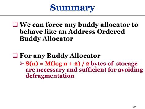 Upper Bound For Defragmenting Buddy Heaps Ppt Download