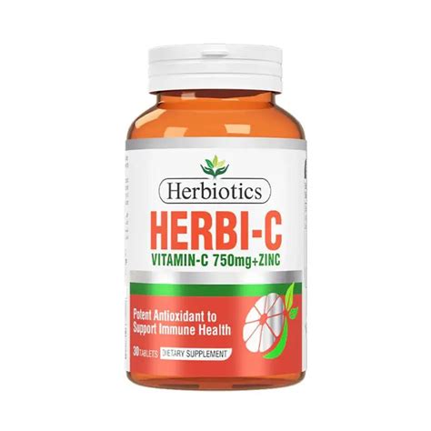 Herbi C Vitamin C 750mgzinc Tablets 30s Naseem And Co