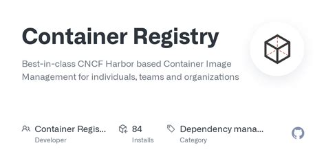 Container Registry GitHub Marketplace GitHub