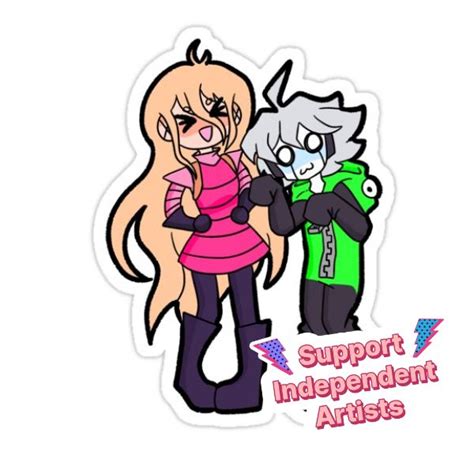 Invader Miu X Kiibo Sticker For Sale By Korumiis Danganronpa