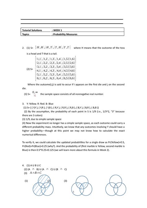 solutions week 1 tutorial answers tutorial solutions week 1