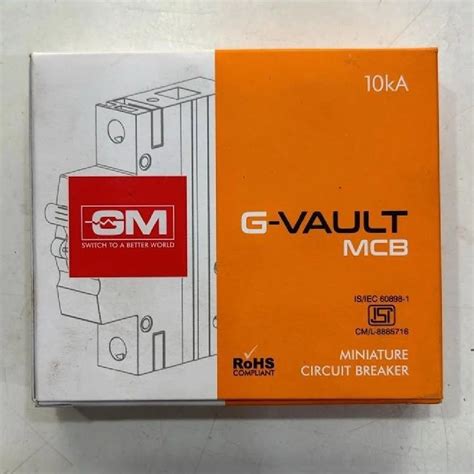 Gm G Vault Circuit Breaker Mcb At Rs 100box Mcb In Sas Nagar Id