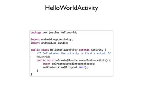 Android Workshop Ppt