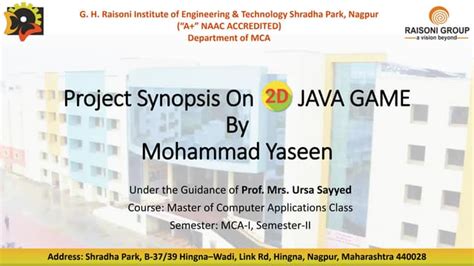Project Synopsis On Java Game Development Pdf Programming Languages