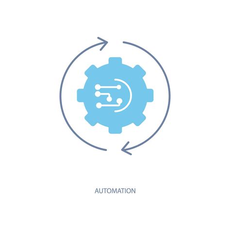 Automation Concept Line Icon Simple Element Illustration Automation Concept Outline Symbol