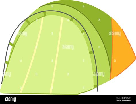 Adventure Tent Camp Cartoon Vector Illustration Stock Vector Image And Art Alamy