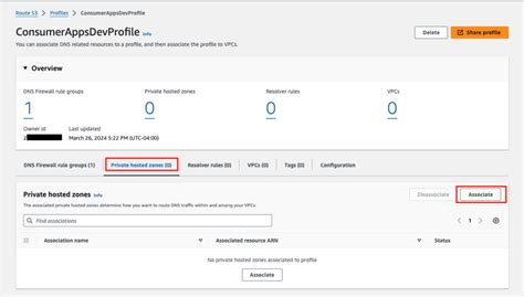 Using Amazon Route Profiles For Scalable Multi Account AWS Environments Networking