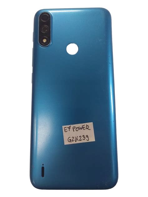 Oryginalna Klapka Baterii Motorola Moto E Power Niebieski Oficjalne Archiwum