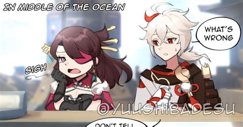 Genshinimpact Beidou Genshin Impact Aether Genshin Impact Miss Pixiv