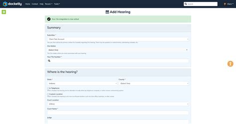 Docketly Integration For Clio Clio