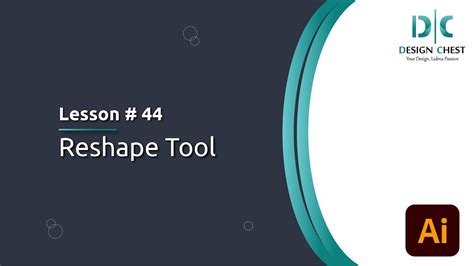 How To Use Reshape Tool In Adobe Illustrator Youtube