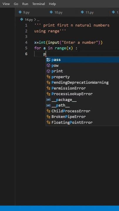 Print First N Natural Numbers In Python Using Range Youtube