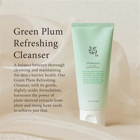 Beauty Of Joseon Green Plum Refreshing Cleanser 100ml Shopee Malaysia