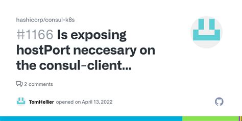 is exposing hostport neccesary on the consul client daemonset · issue