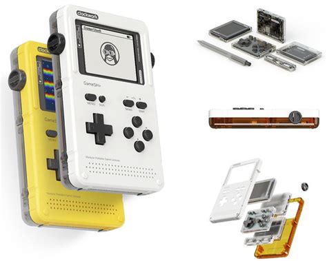 gameshell portable retro gaming console features clockwork pi allwinner